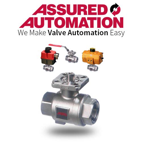 Stainless Steel Actuated 2-piece Ball Valves