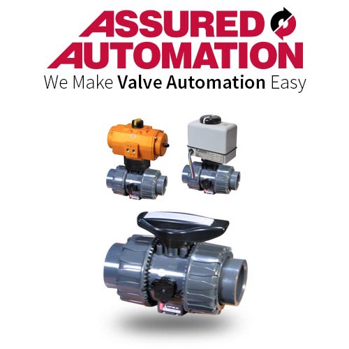 Actuated PVC Ball Valves